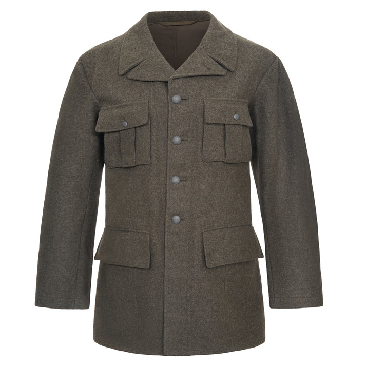 Original Swedish Army Wool Jacket Military Vintage Surplus Coat Olive ...